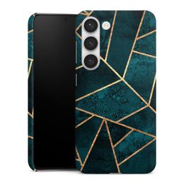 DeinDesign Galaxy S23 Handy Premium Case Smartphone Handyh&uuml;lle Schutzh&uuml;lle matt Stone Elisabeth Fredriksson Gold & Copper Premium Case