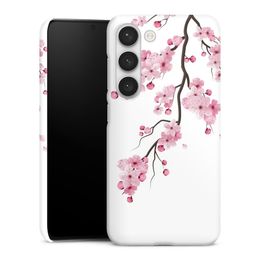 DeinDesign Galaxy S23 Handy Premium Case Smartphone Handyh&uuml;lle Schutzh&uuml;lle matt Aisa Japan Cherry Blossom Premium Case