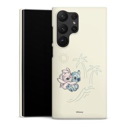 DeinDesign Galaxy S23 Ultra Handy Premium Case Smartphone Handyh&uuml;lle Schutzh&uuml;lle matt Angel Disney Lilo & Stitch Premium Case