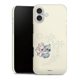 DeinDesign iPhone 16 Plus Handy Premium Case Smartphone Handyh&uuml;lle Schutzh&uuml;lle matt Angel Disney Lilo & Stitch Premium Case