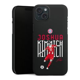 DeinDesign iPhone 15 Plus Handy Premium Case Smartphone Handyh&uuml;lle Schutzh&uuml;lle matt Official Licensed Product Fc Bayern M&uuml;nchen Kimmich Premium Case