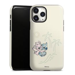 DeinDesign iPhone 11 Pro Handy Panzer Handyh&uuml;lle robuste Outdoor H&uuml;lle Schutzh&uuml;lle gl&auml;nzend Lilo & Stitch Disney Angel Tough Case