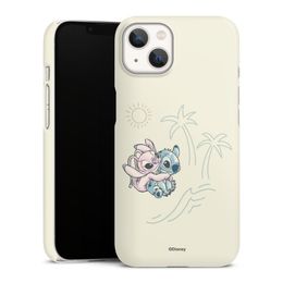 DeinDesign iPhone 13 Handy Premium Case Smartphone Handyh&uuml;lle Schutzh&uuml;lle gl&auml;nzend Angel Disney Lilo & Stitch Premium Case
