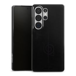 DeinDesign Galaxy S25 Ultra Handy Slim Case extra d&uuml;nn Silikon Handyh&uuml;lle schwarz H&uuml;lle Konoha Sasuke Naruto Shippuden Silikon Slim Case