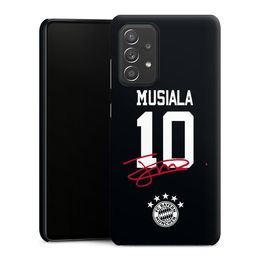 DeinDesign Galaxy A52s 5G Handy Premium Case Smartphone Handyh&uuml;lle Schutzh&uuml;lle matt Fcb Fc Bayern M&uuml;nchen Jamal Musiala Premium Case