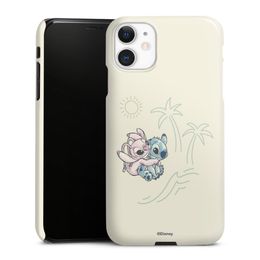 DeinDesign iPhone 11 Handy Premium Case Smartphone Handyh&uuml;lle Schutzh&uuml;lle gl&auml;nzend Lilo & Stitch Disney Angel Premium Case