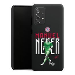 DeinDesign Galaxy A52s 5G Handy Premium Case Smartphone Handyh&uuml;lle Schutzh&uuml;lle matt Fc Bayern M&uuml;nchen Manuel Neuer Official Licensed Product Premium Case
