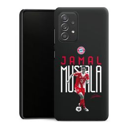 DeinDesign Galaxy A52s 5G Handy Premium Case Smartphone Handyh&uuml;lle Schutzh&uuml;lle matt Fc Bayern M&uuml;nchen Jamal Musiala Official Licensed Product Premium Case