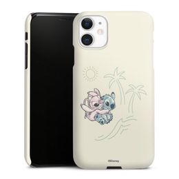 DeinDesign iPhone 11 Handy Premium Case Smartphone Handyh&uuml;lle Schutzh&uuml;lle matt Lilo & Stitch Disney Angel Premium Case