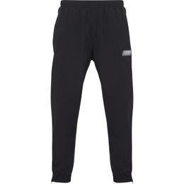 Jogginghose Karl Kani "Karl Kani KK Sport Patch Essential Trackpants", Herren, Gr. M, US-Gr&ouml;&szlig;en, schwarz, 100% Polyamid, unifarben, normal, Hosen Jogginghose