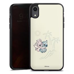 DeinDesign iPhone Xr Handy Silikon H&uuml;lle Case schwarz Handyh&uuml;lle Angel Disney Lilo & Stitch