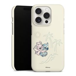DeinDesign iPhone 15 Pro Handy Premium Case Smartphone Handyh&uuml;lle Schutzh&uuml;lle matt Angel Disney Lilo & Stitch Premium Case