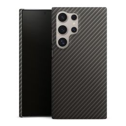 DeinDesign Galaxy S24 Ultra Handy Premium Case Smartphone Handyh&uuml;lle Schutzh&uuml;lle matt Carbon Metallic Look Muster Premium Case