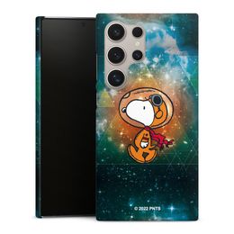 DeinDesign Galaxy S24 Ultra Handy Premium Case Smartphone Handyh&uuml;lle Schutzh&uuml;lle matt Official Licensed Product Snoopy Astronaut Premium Case