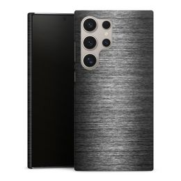 DeinDesign Galaxy S24 Ultra Handy Premium Case Smartphone Handyh&uuml;lle Schutzh&uuml;lle matt Anthracite Metallic Look Metal Premium Case