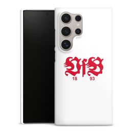 DeinDesign Galaxy S24 Ultra Handy Premium Case Smartphone Handyh&uuml;lle Schutzh&uuml;lle matt Official Licensed Product Lettering Vfb Stuttgart Premium Case