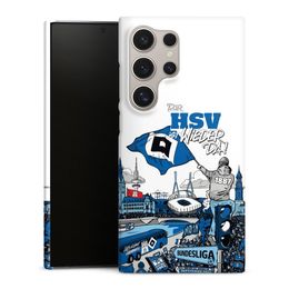 DeinDesign Galaxy S24 Ultra Handy Premium Case Smartphone Handyh&uuml;lle Schutzh&uuml;lle matt Ascent Hamburger Sv Official Licensed Product Premium Case