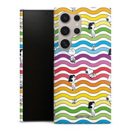 DeinDesign Galaxy S24 Ultra Handy Premium Case Smartphone Handyh&uuml;lle Schutzh&uuml;lle matt Snoopy Muster Peanuts Premium Case