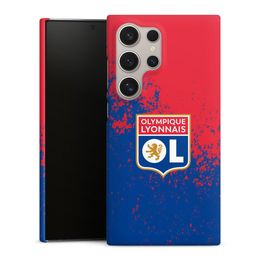 DeinDesign Galaxy S24 Ultra Handy Premium Case Smartphone Handyh&uuml;lle Schutzh&uuml;lle matt Ol Olympique Lyonnais Official Licensed Product Premium Case