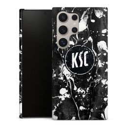 DeinDesign Galaxy S24 Ultra Handy Premium Case Smartphone Handyh&uuml;lle Schutzh&uuml;lle matt Karlsruher Sc Ksc Official Licensed Product Premium Case