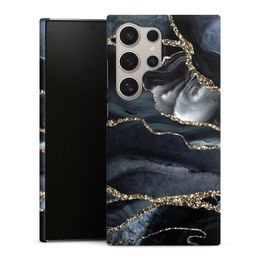 DeinDesign Galaxy S24 Ultra Handy Premium Case Smartphone Handyh&uuml;lle Schutzh&uuml;lle matt Marble Trends Glitzer Premium Case