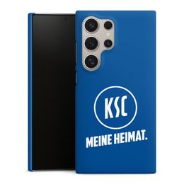 DeinDesign Galaxy S24 Ultra Handy Premium Case Smartphone Handyh&uuml;lle Schutzh&uuml;lle matt Karlsruher Sc Statement Ksc Premium Case