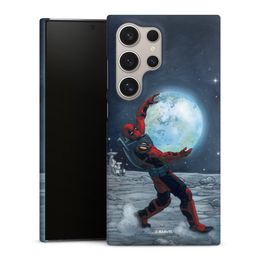 DeinDesign Galaxy S24 Ultra Handy Premium Case Smartphone Handyh&uuml;lle Schutzh&uuml;lle matt Moon Marvel Deadpool Premium Case