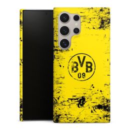 DeinDesign Galaxy S24 Ultra Handy Premium Case Smartphone Handyh&uuml;lle Schutzh&uuml;lle matt Bvb Official Licensed Product Borussia Dortmund Premium Case
