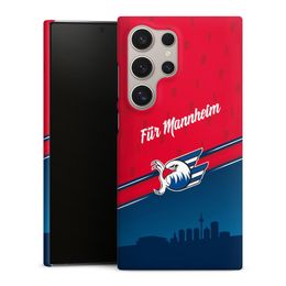 DeinDesign Galaxy S24 Ultra Handy Premium Case Smartphone Handyh&uuml;lle Schutzh&uuml;lle matt Sports Adler Mannheim Logo Premium Case