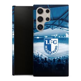 DeinDesign Galaxy S24 Ultra Handy Premium Case Smartphone Handyh&uuml;lle Schutzh&uuml;lle matt Stadium 1. Fcm 1. Fc Magdeburg Premium Case