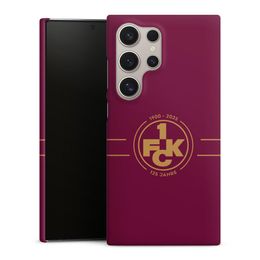 DeinDesign Galaxy S24 Ultra Handy Premium Case Smartphone Handyh&uuml;lle Schutzh&uuml;lle matt 1. Fc Kaiserslautern Official Licensed Product 125 Jahre Premium Case