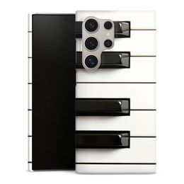 DeinDesign Galaxy S24 Ultra Handy Premium Case Smartphone Handyh&uuml;lle Schutzh&uuml;lle matt Klavier Music Piano Premium Case
