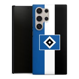 DeinDesign Galaxy S24 Ultra Handy Premium Case Smartphone Handyh&uuml;lle Schutzh&uuml;lle matt Stripes Hamburger Sv Hsv Premium Case