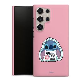DeinDesign Galaxy S24 Ultra Handy Premium Case Smartphone Handyh&uuml;lle Schutzh&uuml;lle matt Lilo & Stitch Disney Sayings Premium Case