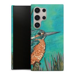 DeinDesign Galaxy S24 Ultra Handy Premium Case Smartphone Handyh&uuml;lle Schutzh&uuml;lle matt Painting Bird Animals Premium Case