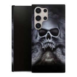 DeinDesign Galaxy S24 Ultra Handy Premium Case Smartphone Handyh&uuml;lle Schutzh&uuml;lle matt Halloween Totenkopf Skull Premium Case