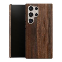 DeinDesign Galaxy S24 Ultra Handy Premium Case Smartphone Handyh&uuml;lle Schutzh&uuml;lle matt Wood Nut Tree Wooden Look Premium Case