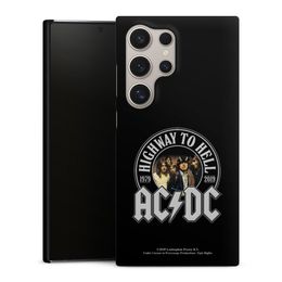 DeinDesign Galaxy S24 Ultra Handy Premium Case Smartphone Handyh&uuml;lle Schutzh&uuml;lle matt Acdc Official Licensed Product Rock Premium Case