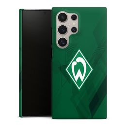 DeinDesign Galaxy S24 Ultra Handy Premium Case Smartphone Handyh&uuml;lle Schutzh&uuml;lle matt Sv Werder Bremen Official Licensed Product Coat Of Arms Premium Case