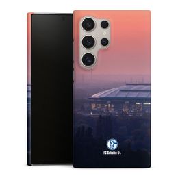DeinDesign Galaxy S24 Ultra Handy Premium Case Smartphone Handyh&uuml;lle Schutzh&uuml;lle matt Fc Schalke 04 Official Licensed Product Stadium Premium Case