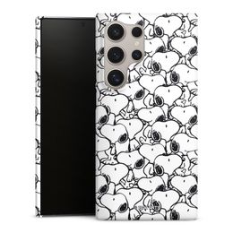 DeinDesign Galaxy S24 Ultra Handy Premium Case Smartphone Handyh&uuml;lle Schutzh&uuml;lle matt Peanuts Snoopy Muster Premium Case