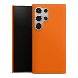 DeinDesign Galaxy S24 Ultra Handy Premium Case Smartphone Handyh&uuml;lle Schutzh&uuml;lle matt Orange Unicoloured Colour Premium Case