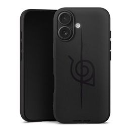 DeinDesign iPhone 17 Handy Premium Silikon H&uuml;lle Handyh&uuml;lle schwarz Case Konoha Sasuke Naruto Shippuden Silikon Premium Case