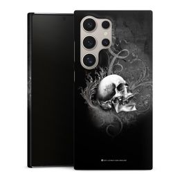 DeinDesign Galaxy S24 Ultra Handy Premium Case Smartphone Handyh&uuml;lle Schutzh&uuml;lle matt Gothic Skull Skulls Premium Case