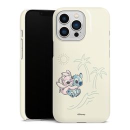 DeinDesign iPhone 13 Pro Handy Premium Case Smartphone Handyh&uuml;lle Schutzh&uuml;lle gl&auml;nzend Angel Disney Lilo & Stitch Premium Case