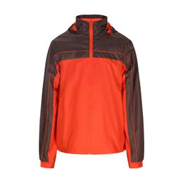Exide &Uuml;bergangsjacke Herren Gr&ouml;&szlig;e S braun / dunkelorange Sommerjacke