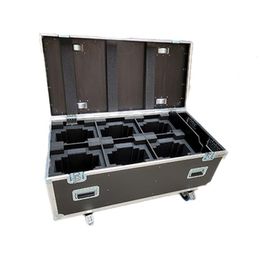 Expolite ExpoCase WD 7 FX 6-Fach Case inkl. Rollen, Zubeh&ouml;rfach, schwarz