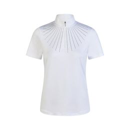 Pikeur Sports Rhinestone-Turniershirt THE CORE wei&szlig; Damen 40