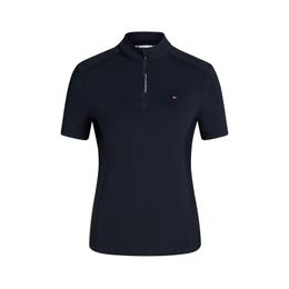 Tommy Hilfiger Equestrian Trainingsshirt Palma mit 1/4 Zip desert sky Damen XL