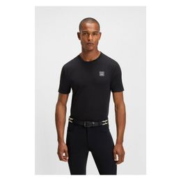 BOSS EQUESTRIAN T-Shirt Pierce mit Patch schwarz Herren S